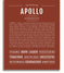 Apollo | Name Art Print – Name Stories