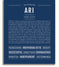 Ari (male) | Name Art Print – Name Stories