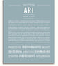Ari (male) | Name Art Print – Name Stories