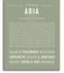Aria | Name Art Print – Name Stories