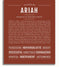 Ariah (male) | Name Art Print – Name Stories