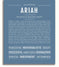 Ariah (male) | Name Art Print – Name Stories