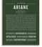 Ariane | Name Art Print – Name Stories