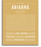 Arianna | Name Art Print – Name Stories