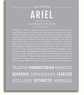 Ariel (female) | Name Art Print – Name Stories