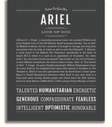Ariel (male) | Name Art Print – Name Stories