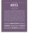 Ariel (male) | Name Art Print – Name Stories