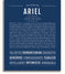 Ariel (male) | Name Art Print – Name Stories