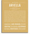 Ariella | Name Art Print – Name Stories