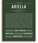 Ariella | Name Art Print – Name Stories