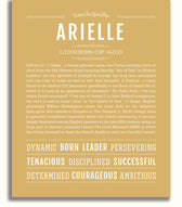 Arielle | Name Art Print – Name Stories