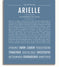 Arielle | Name Art Print – Name Stories