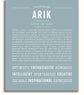 Arik Personalized Name Meaning Art Prints – Name Stories