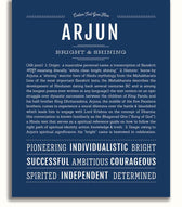 Arjun | Name Art Print – Name Stories