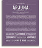 Arjuna Personalized Name Meaning Art Prints – Name Stories