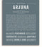 Arjuna Personalized Name Meaning Art Prints – Name Stories