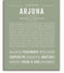 Arjuna Personalized Name Meaning Art Prints – Name Stories