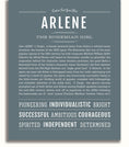 Arlene | Name Art Print – Name Stories