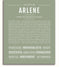 Arlene | Name Art Print – Name Stories