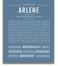 Arlene | Name Art Print – Name Stories