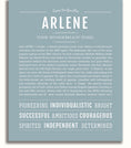 Arlene | Name Art Print – Name Stories