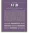 Arlo | Name Art Print – Name Stories
