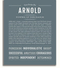 Arnold | Name Art Print – Name Stories