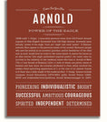 Arnold | Name Art Print – Name Stories
