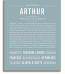 Arthur | Name Art Print – Name Stories