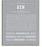 Ash | Name Art Print – Name Stories