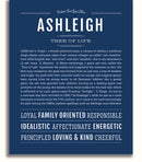Ashleigh | Name Art Print – Name Stories