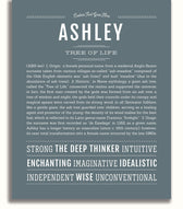 Ashley | Name Art Print – Name Stories