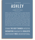 Ashley | Name Art Print – Name Stories