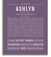 Ashlyn | Name Art Print – Name Stories