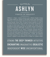 Ashlyn | Name Art Print – Name Stories