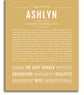 Ashlyn | Name Art Print – Name Stories