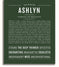 Ashlyn | Name Art Print – Name Stories