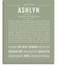 Ashlyn | Name Art Print – Name Stories