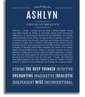 Ashlyn | Name Art Print – Name Stories