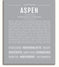 Aspen (female) | Name Art Print – Name Stories