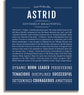 Astrid Personalized Name Meaning Art Prints – Name Stories