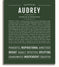 Audrey | Name Art Print – Name Stories