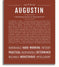 Augustin | Name Art Print – Name Stories