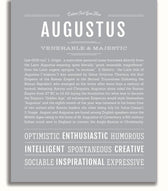 Augustus | Name Art Print – Name Stories