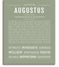 Augustus | Name Art Print - Personalized Custom Gifts – Name Stories