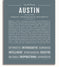 Austin | Name Art Print – Name Stories