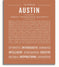 Austin | Name Art Print – Name Stories