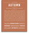 Autumn Personalized Name Meaning Art Prints – Name Stories