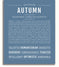 Autumn Personalized Name Meaning Art Prints – Name Stories