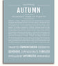 Autumn Personalized Name Meaning Art Prints – Name Stories